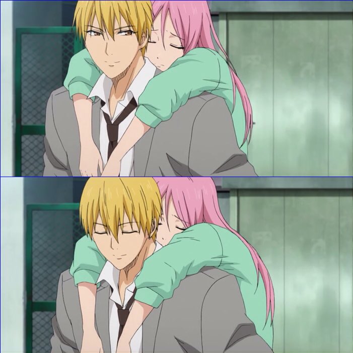 Kuroko No Basket Tetsuya And Momoi Kiss