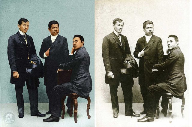 Jose Rizal Colored Pictures