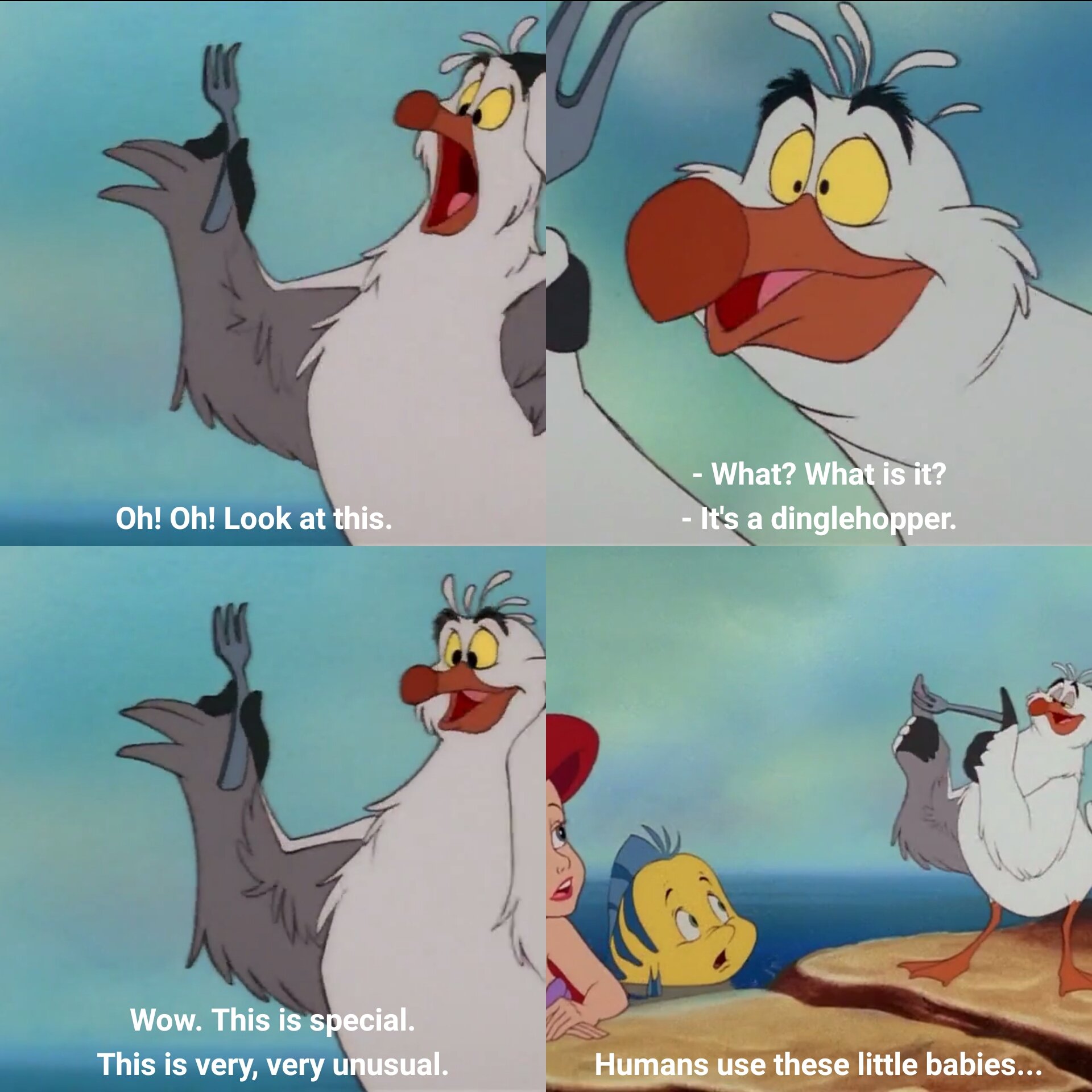 The Little Mermaid Scuttle Quotes