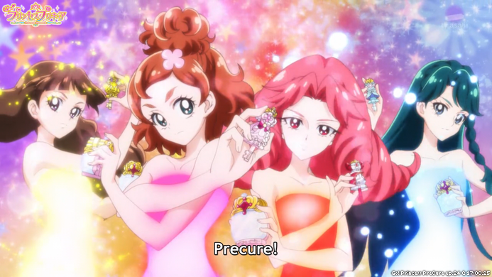 PreCure screenshots on Twitter: "Go! Princess PreCure ep.24 @ 17:00.25 "Precure!" #PreCure https ...