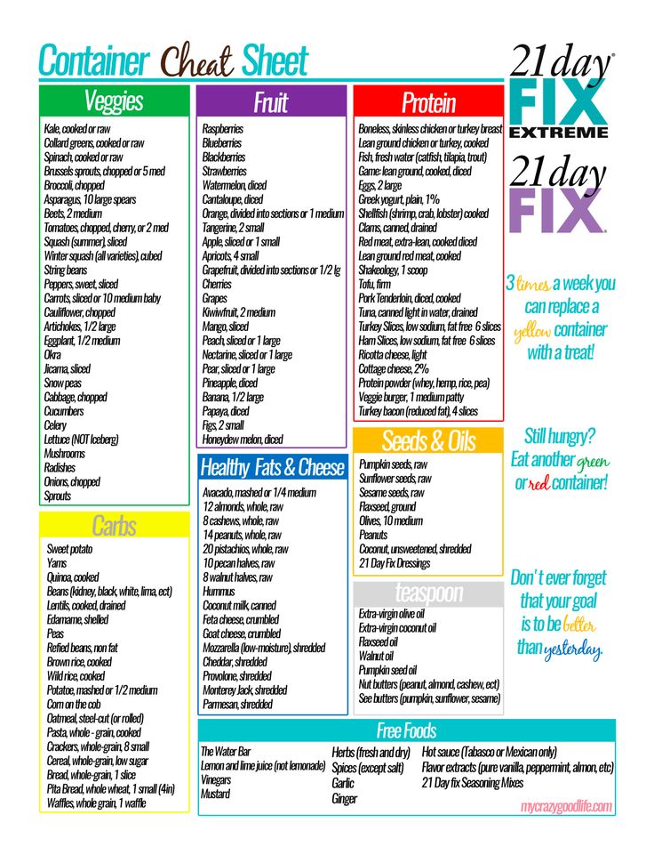 21 Day Fix Extra Containers