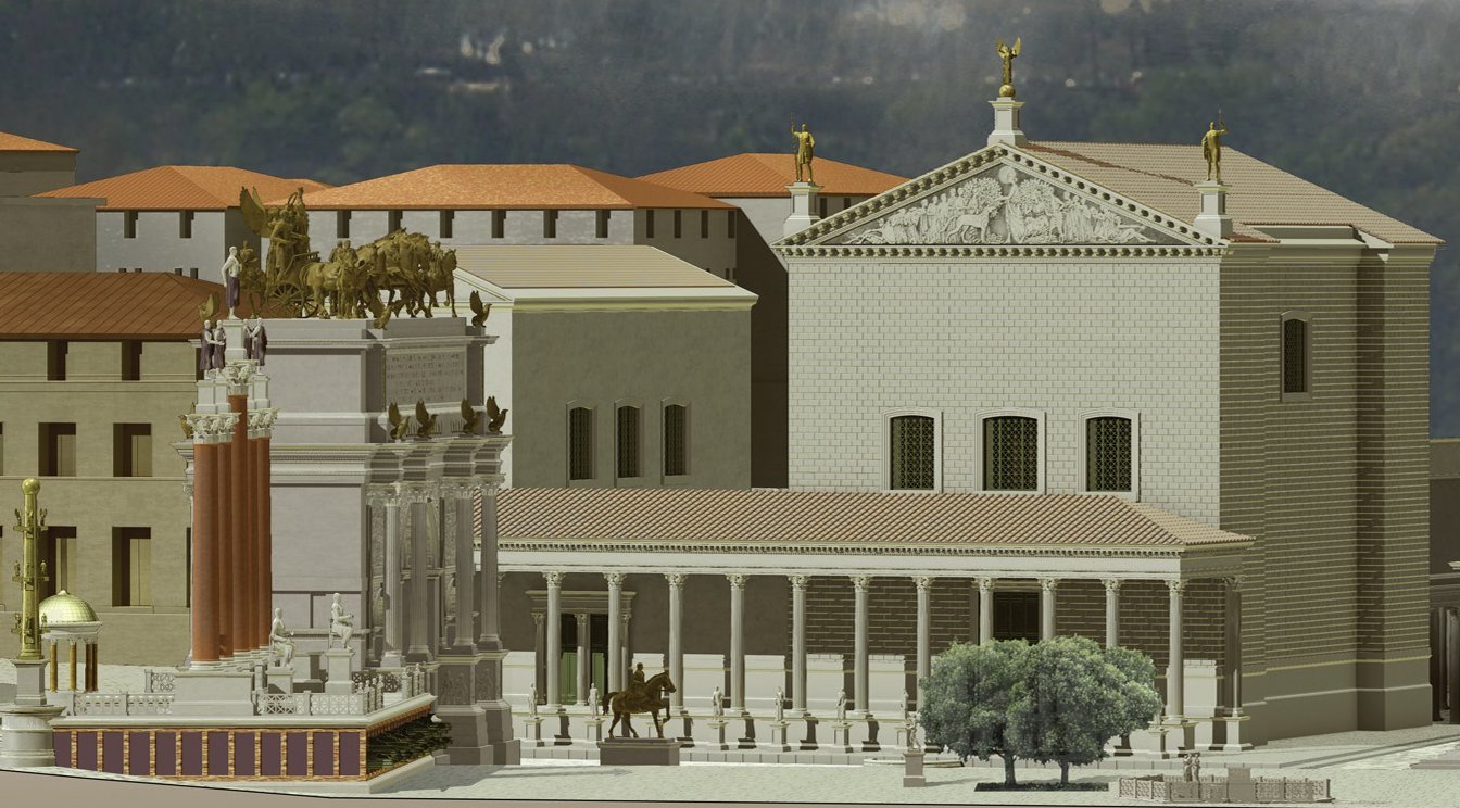 Ancient Roman Senate Building