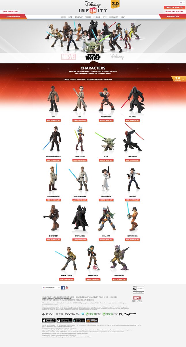 List Of All Disney Infinity Characters