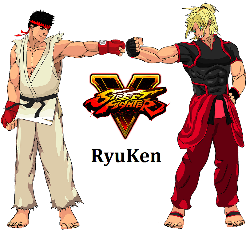 Ryu And Ken Fist Bump