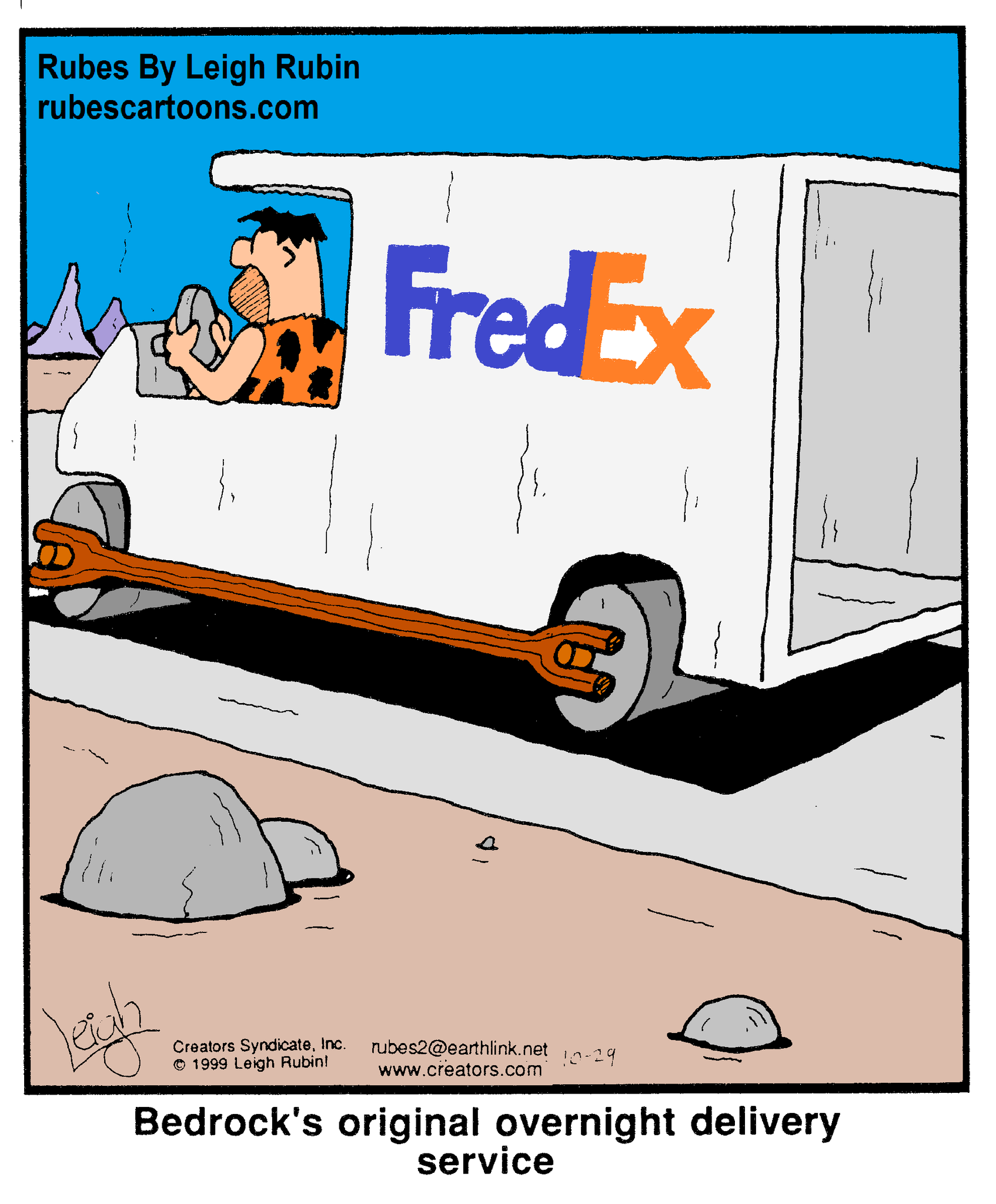 Fedex Truck Cartoon