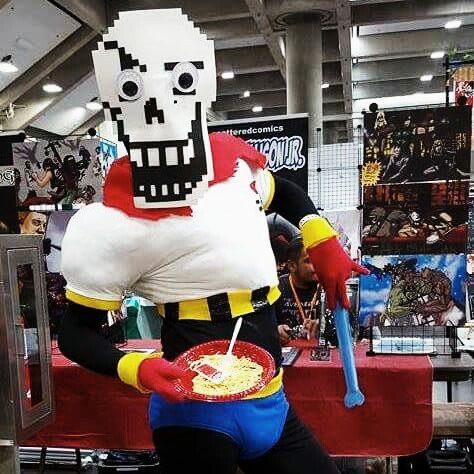 TomBobBlender on X Here s my Papyrus Cosplay from FwugRadiation s UnderTale at SacAnime I was filled with determination https t 8raRhhFiRb X