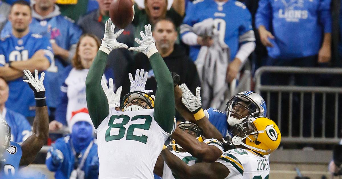Watch the top 10 catches of the 2015 NFL regular season (Packers had 2 ...