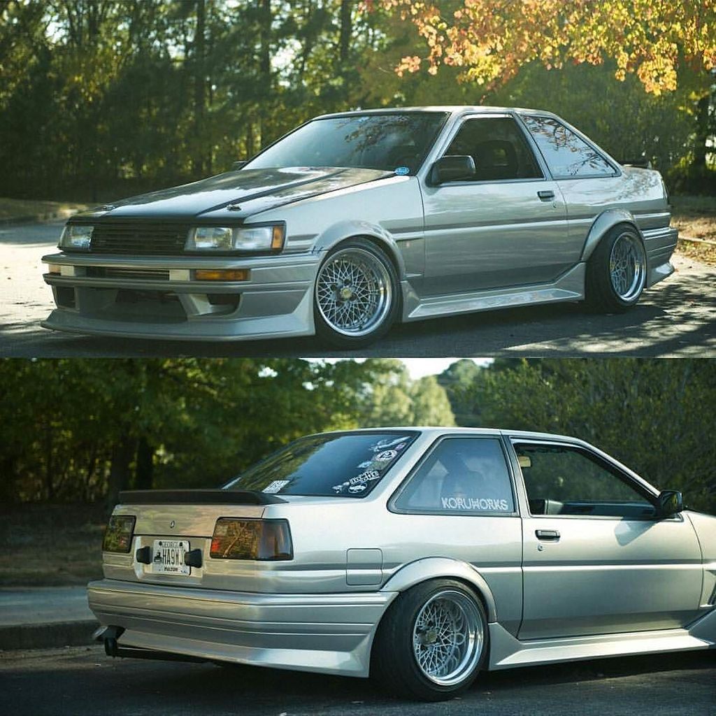 Stanced Ae86 Coupe