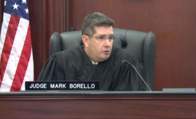 Judge Mark Borello is going over the plea deal with Lonna Barton,making ...