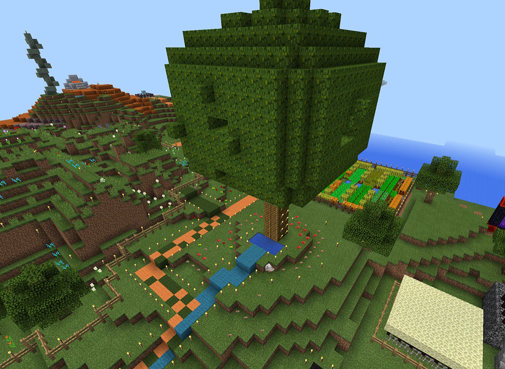 Minecraft Adventure Time Treehouse Blueprints