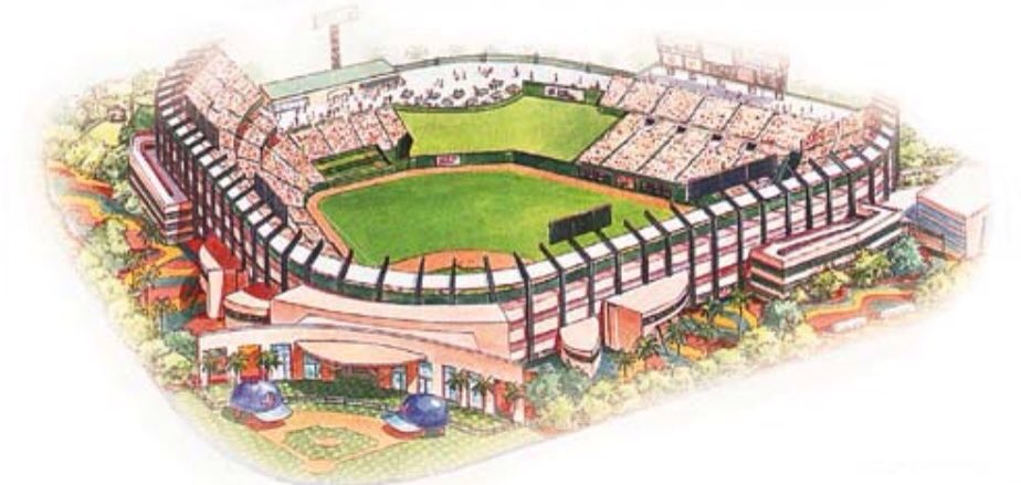 Angels Baseball Stadium Rocks