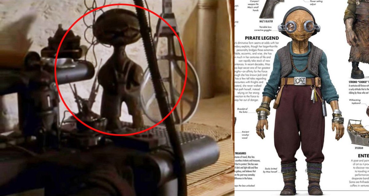 Oooh. was star wars: the force awakens alien maz kanata also in the ...