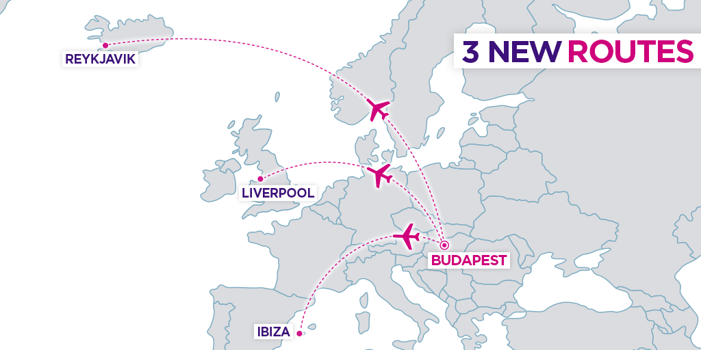 Wizz Air announces three new routes from Budapest: Ibiza, Liverpool and ...