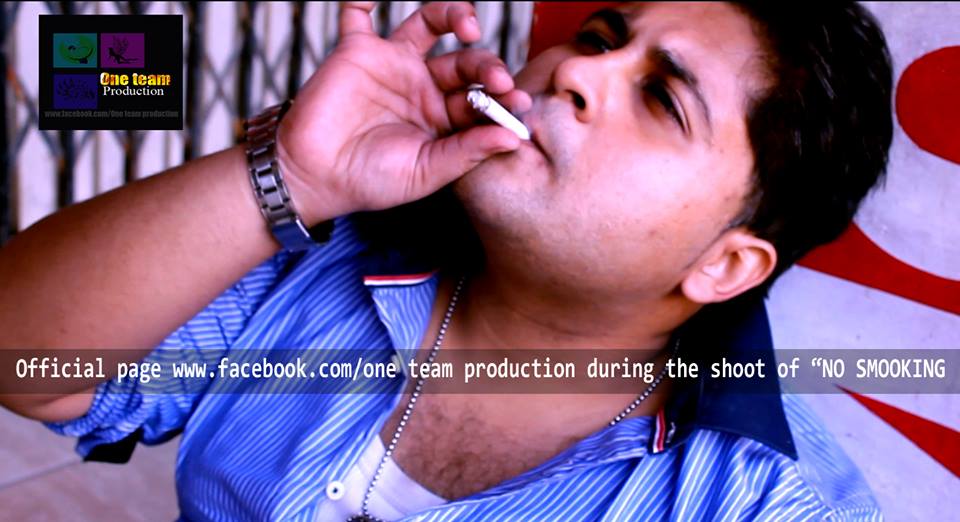 One Team Production on Twitter: "During the shoot of No smOoking videO Actor / Director Talha ...