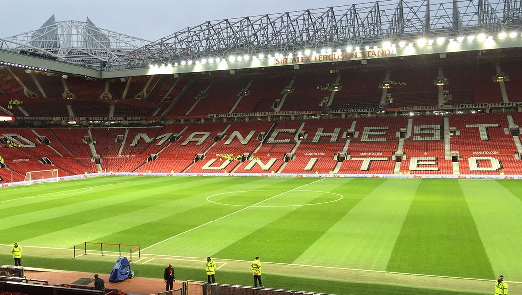 Inside Old Trafford. View from the Press Box twitterblades | Sheffield ...
