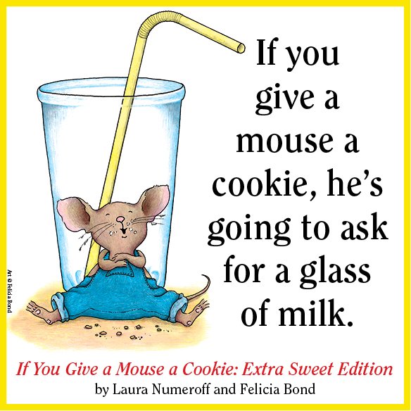 If You Give A Mouse A Cookie Milk