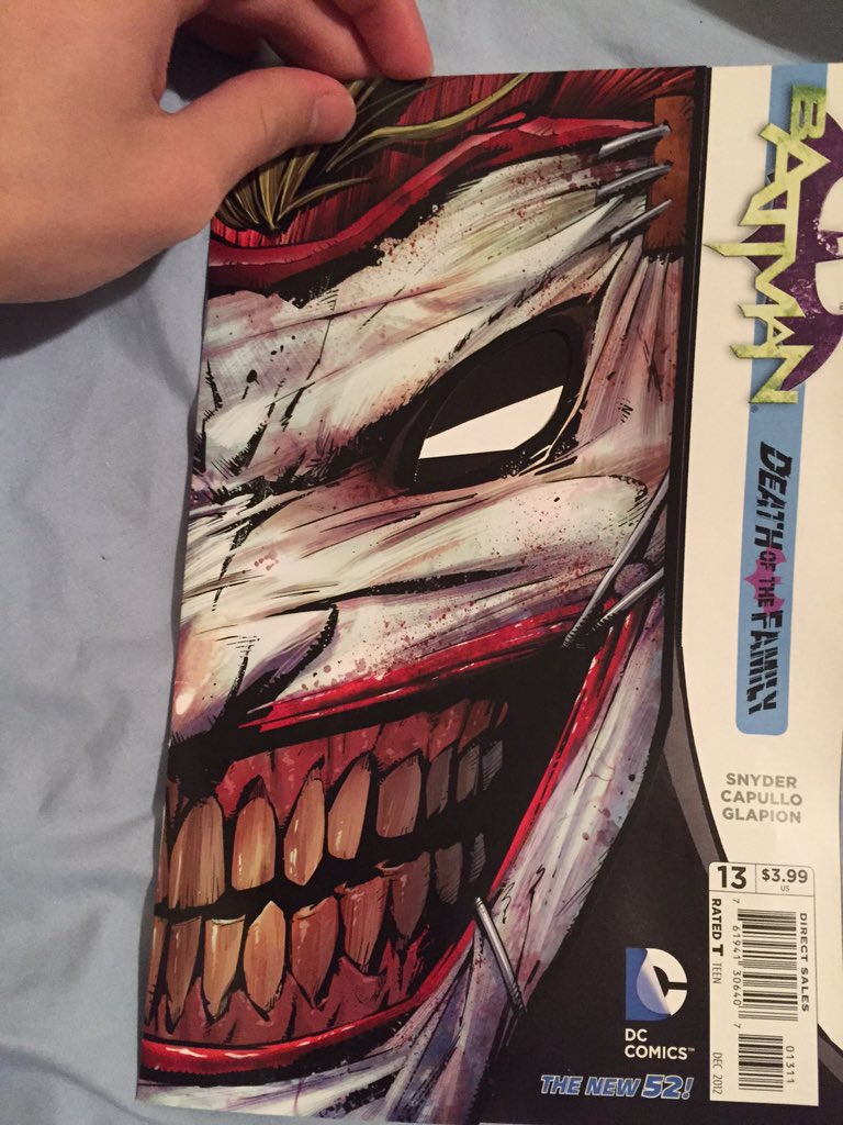 New 52 Joker Face Cut Off