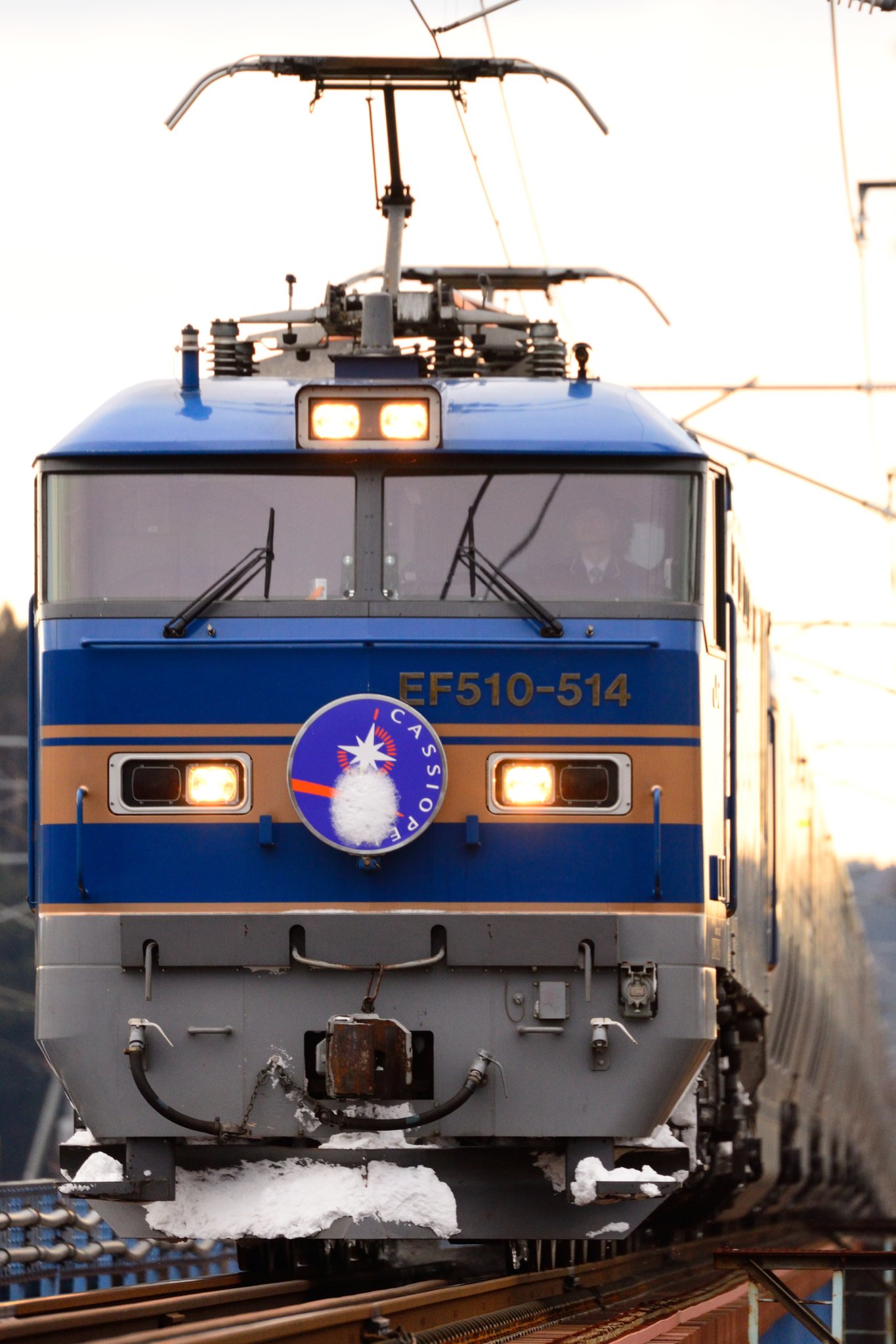 上京 on Twitter: "今日の撮影記録① 8010レ EF510-514+E26系 カシオペア 蒲須坂鉄橋 安定のドン曇り逆光でした。面縦ポジが空いてたので縦アンで。青釜撮るのはこれで ...