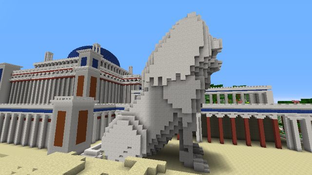 Minecraft Lion Statue