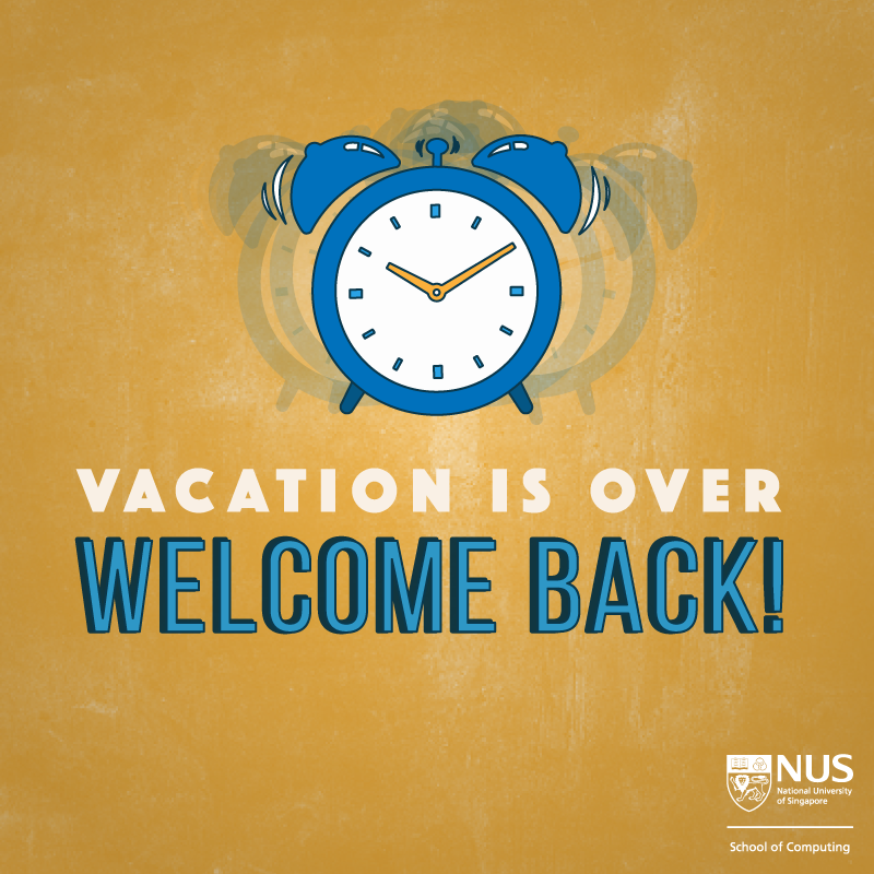 Welcome Back From Vacation Sign
