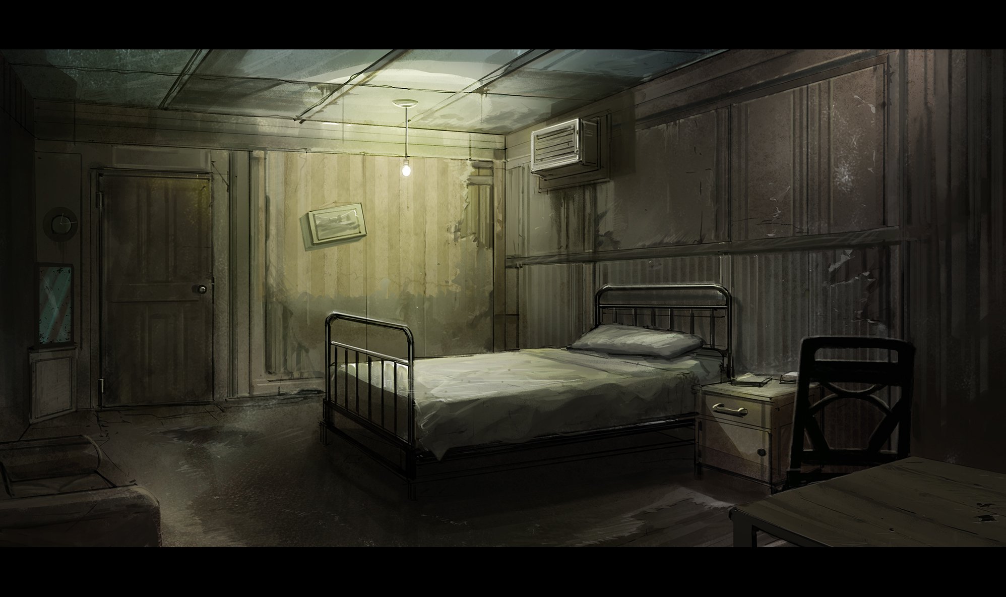 Horror Environment Concept Art