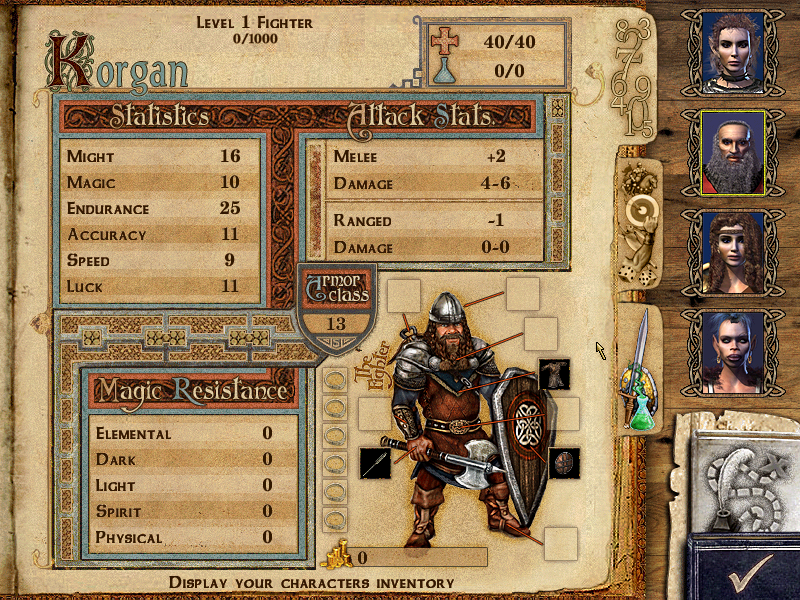 Might And Magic 10 Characters