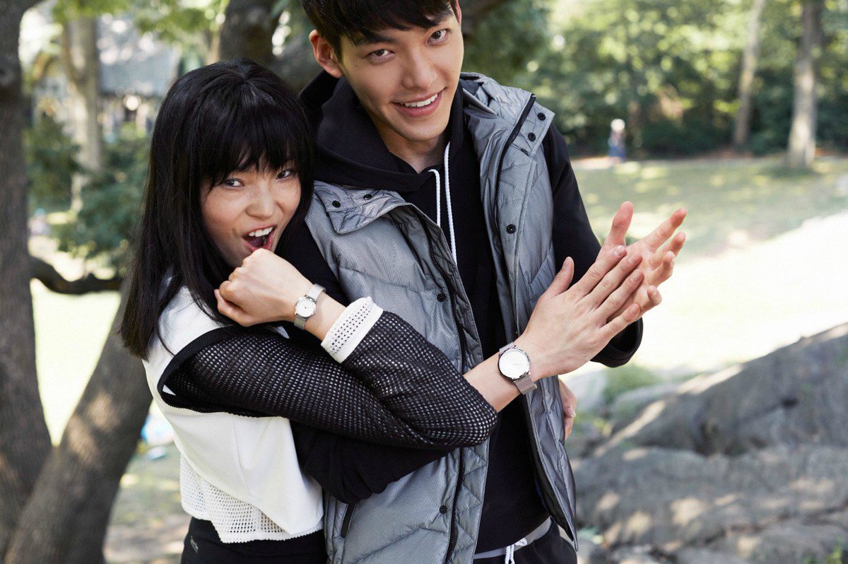 Kim Woo Bin رومانسي في صور لمجموعة ‘Calvin Klein’ مع العارضة الصينية ...