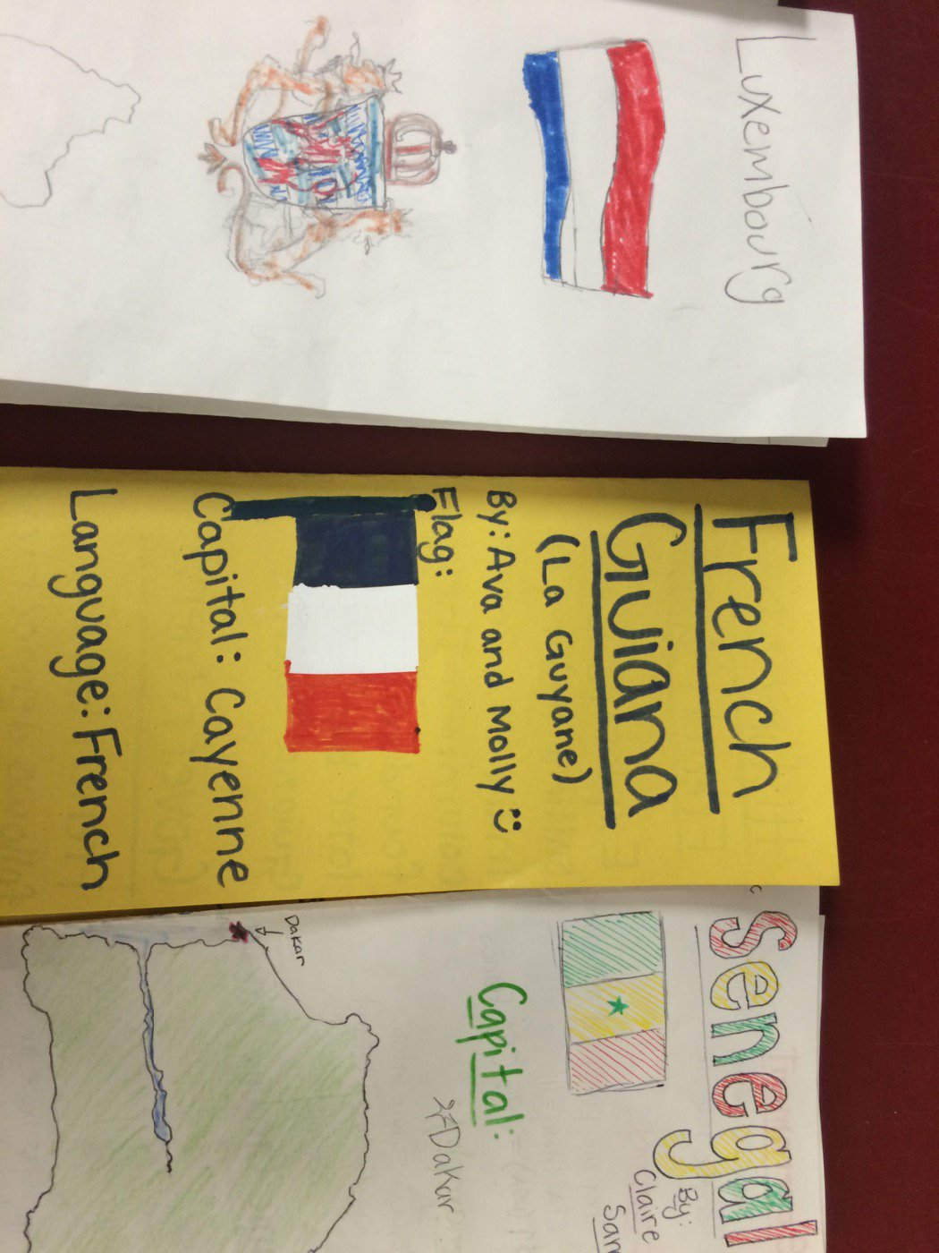 Kate Sherry on Twitter: "Sixth graders researched Francophone countries ...