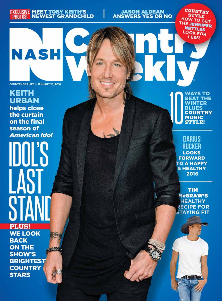 Keith Urban News Update…Keith On Cover Of Nash Country Weekly…January ...