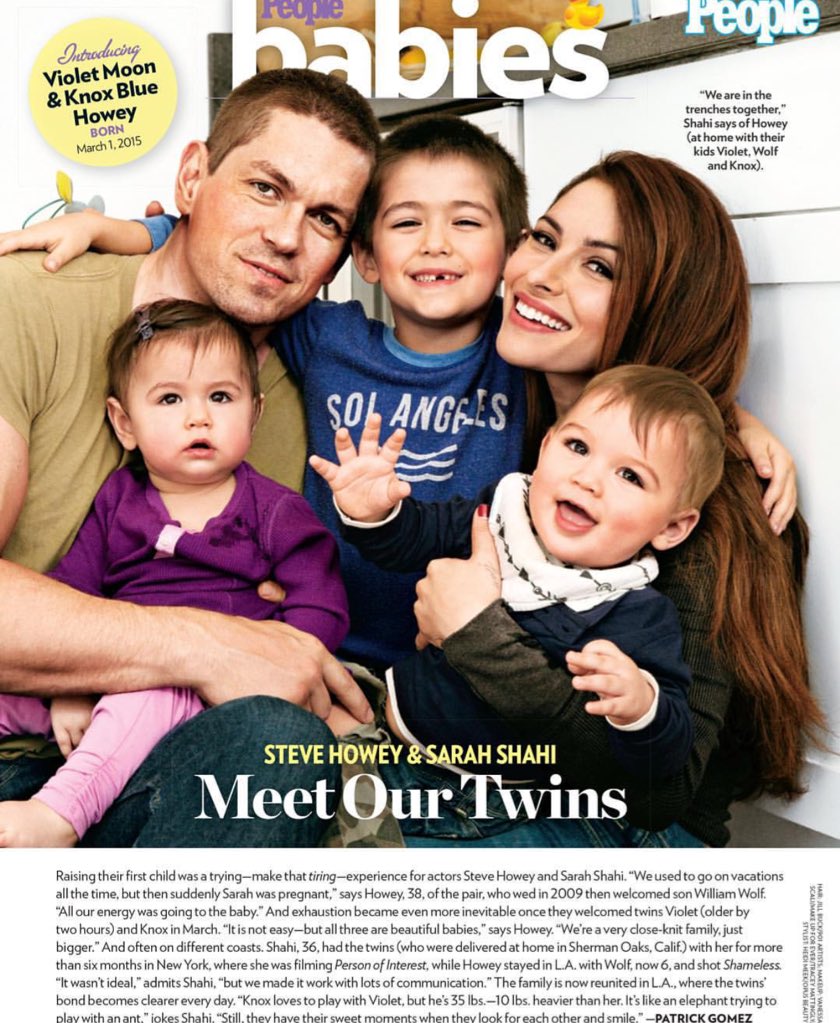 Sarah Shahi And Steve Howey Baby