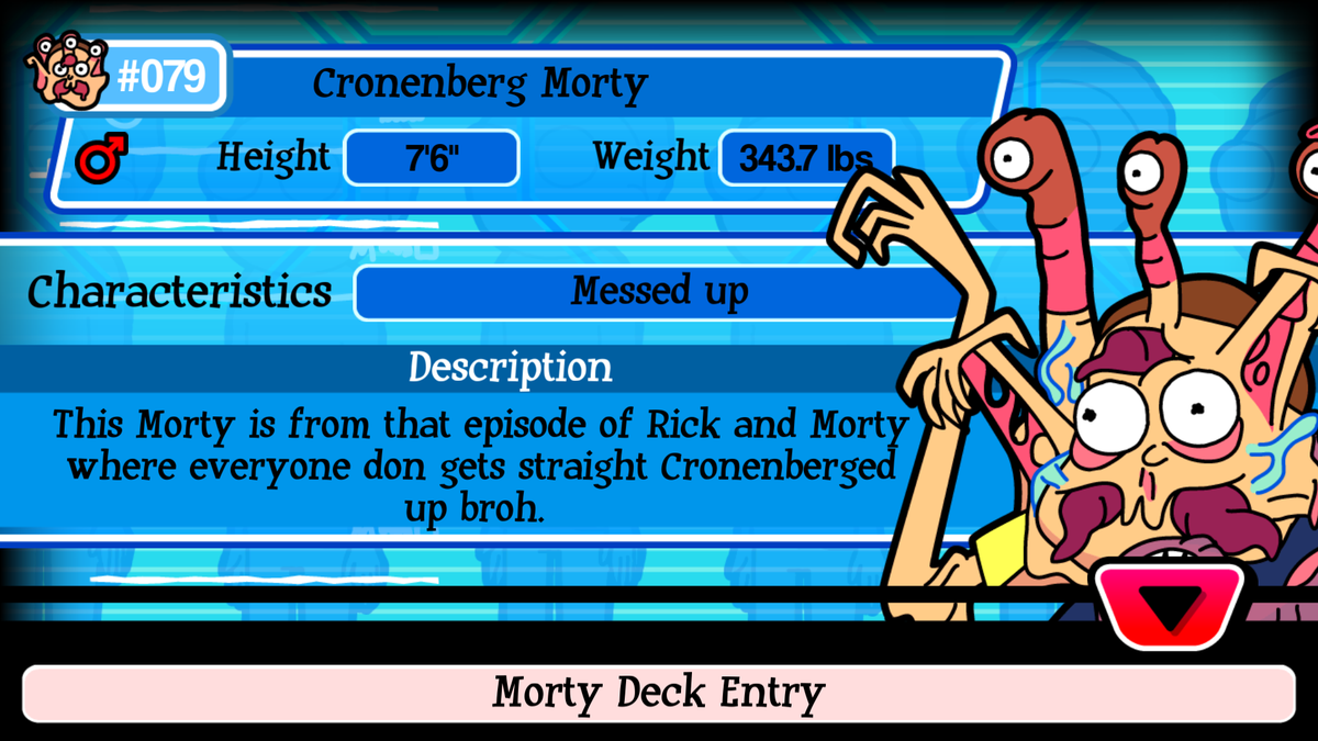 Cronenberg morty, how do I get him? : r/rickandmorty