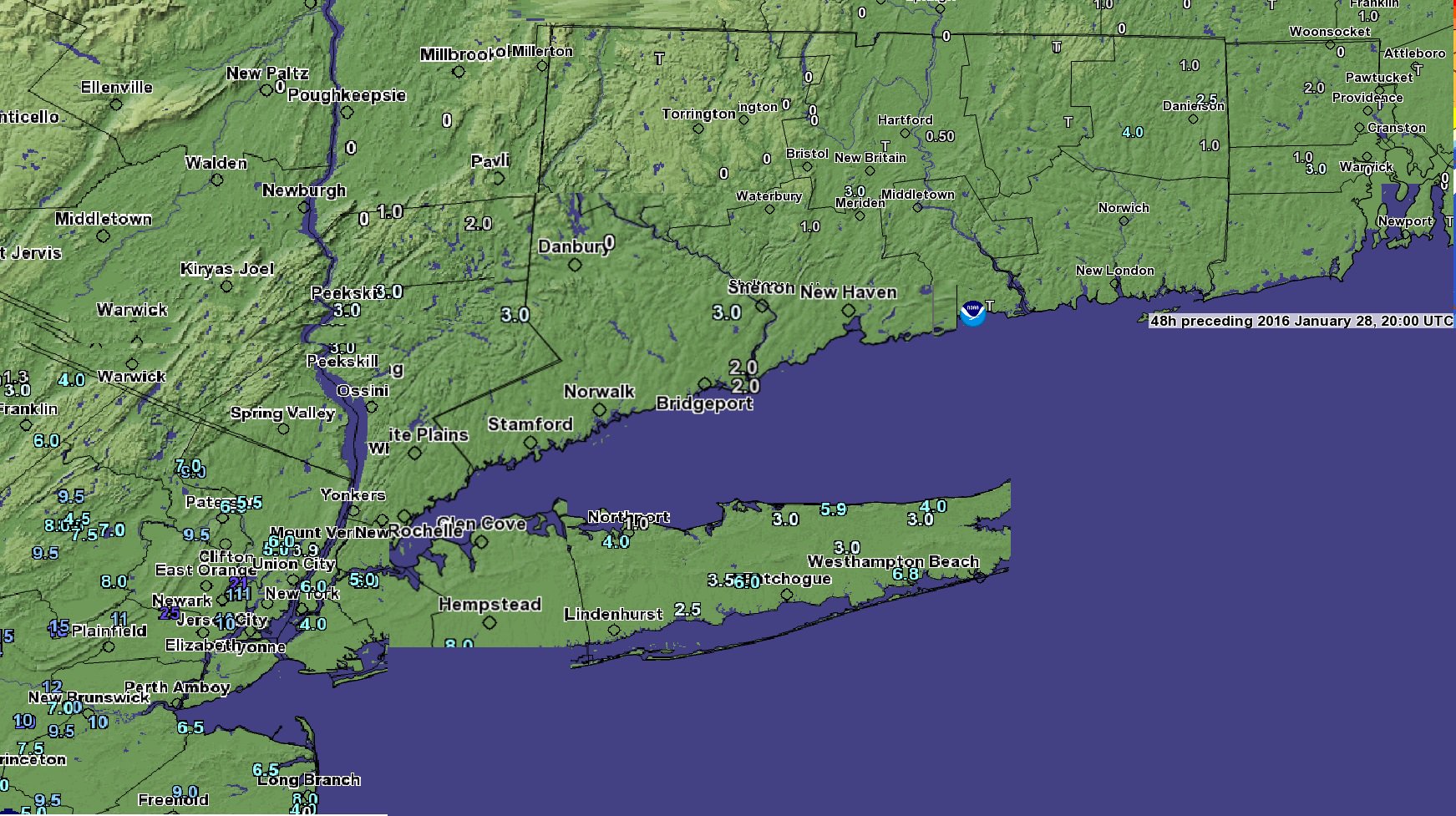 weatherstreet snow depth