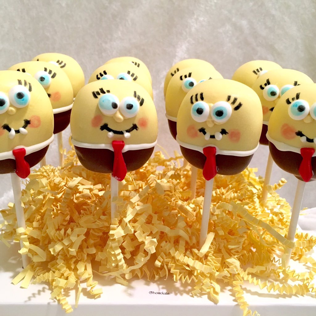 Spongebob Cake Pops