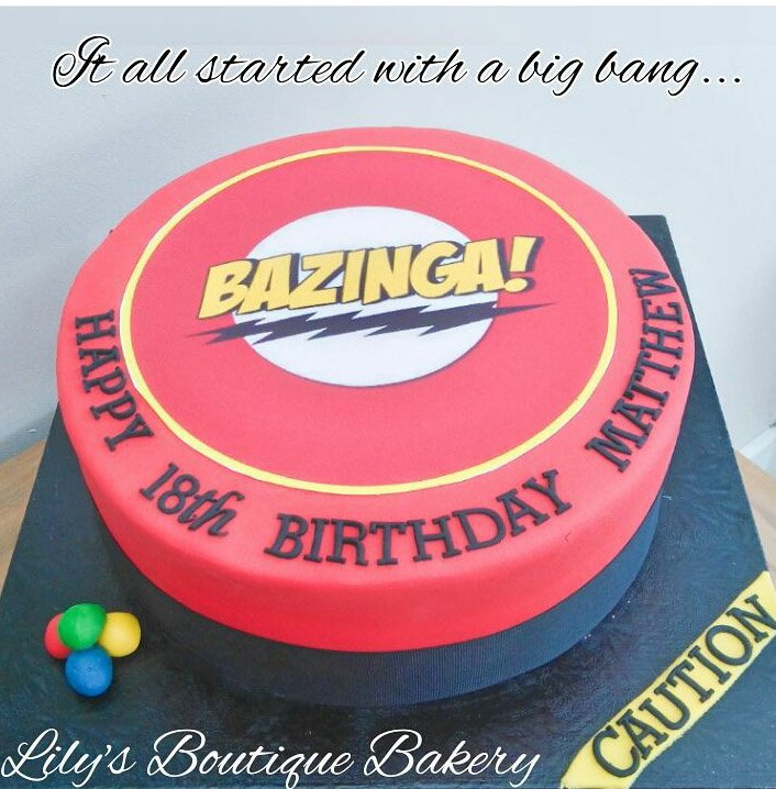 Bazinga Birthday Ideas