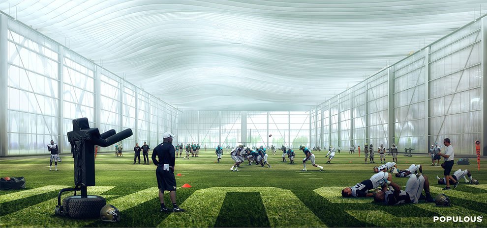Rendering of Jaguars new indoor practice facility | Mark Long | Scoopnest