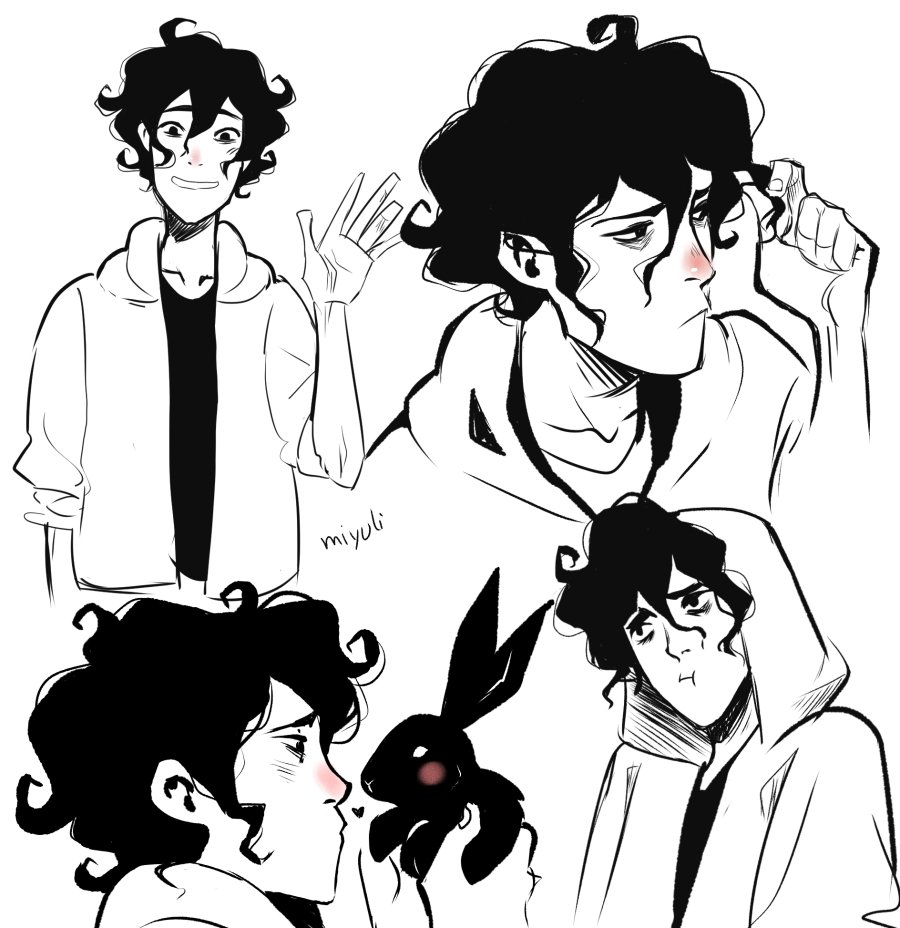 「Lost Nightmare AU where Ink is the awkward teenage Bogeyman 」Miyuliの漫画