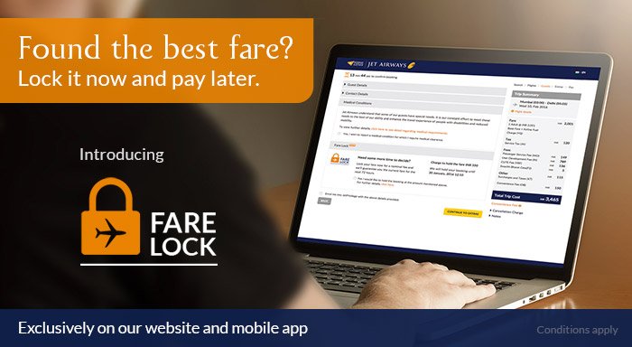 Now, lock fares in advance of actual purchase: Jet Airways introduces ...