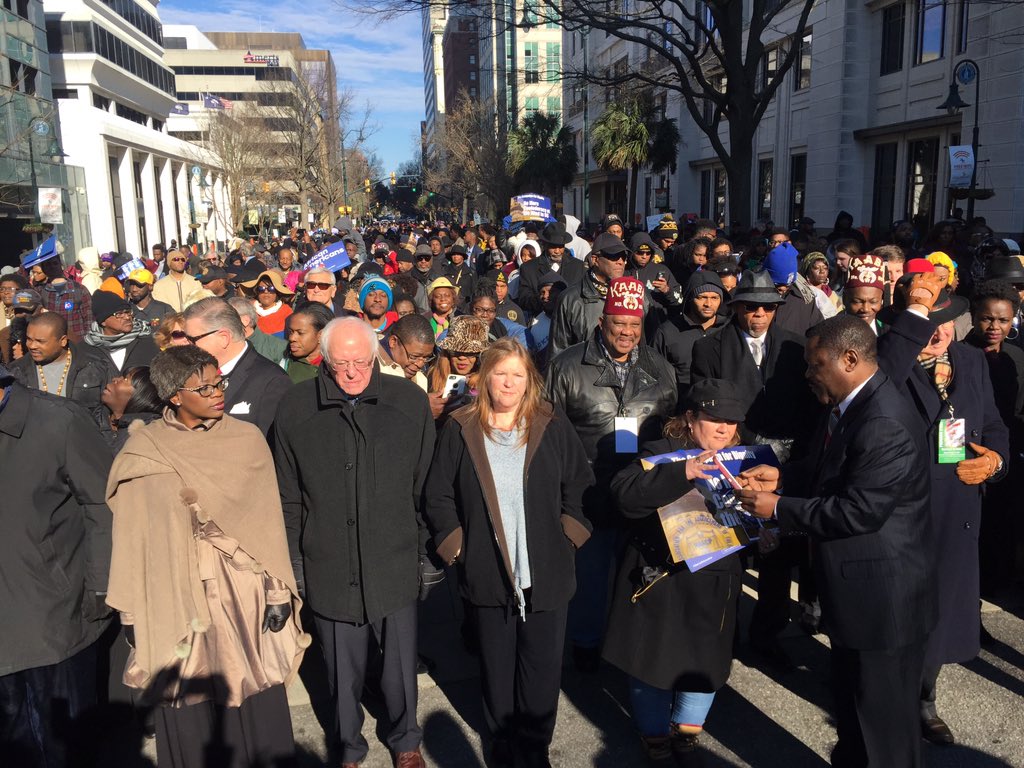 O'Malley and Sanders lead thousands of marchers to SC state house for ...