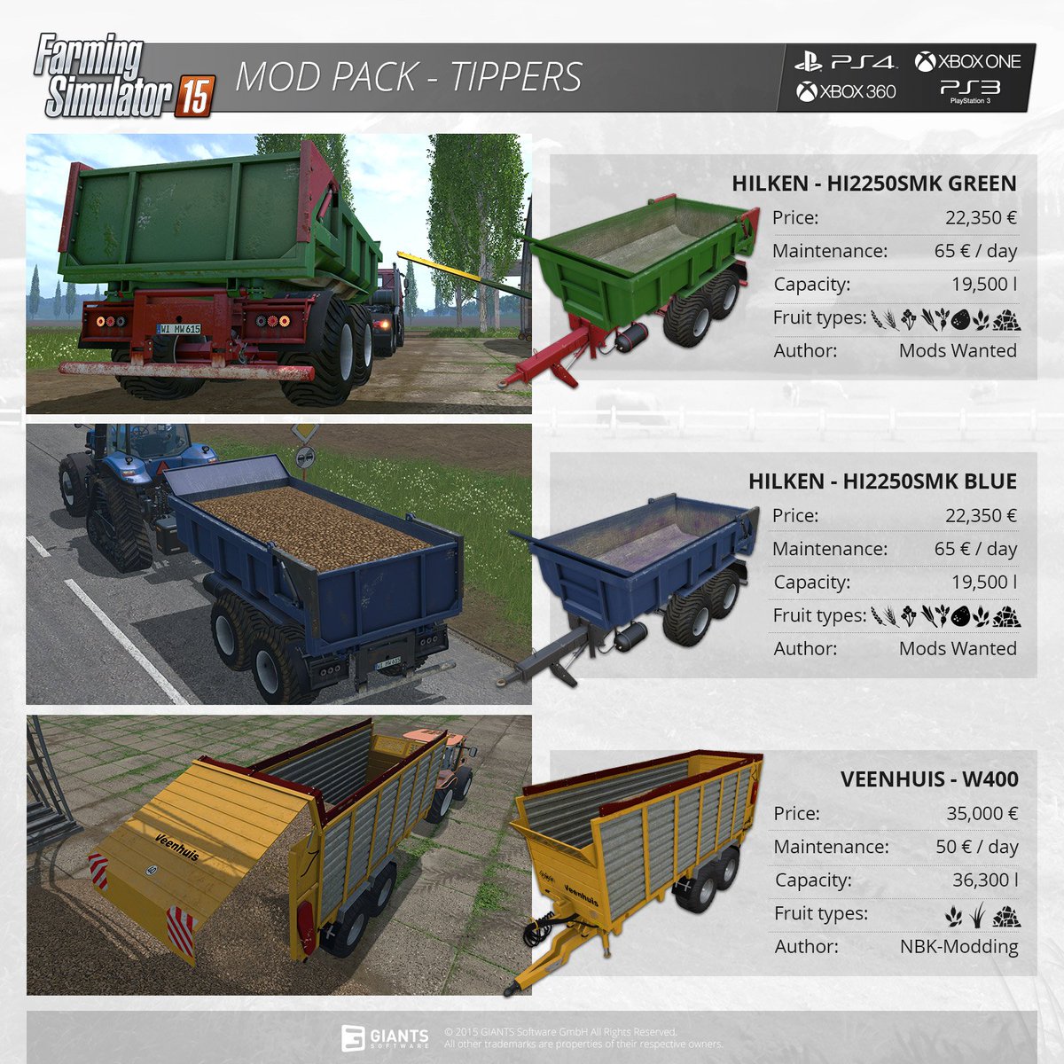 Official Mod Pack Info! - GIANTS Software - Forum