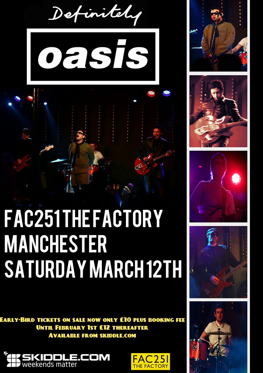 Past event – Definitely Oasis, Manchester | What's On Where