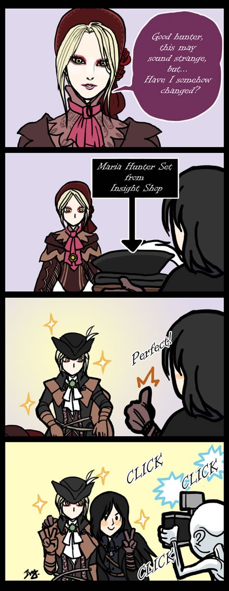 「Bloodborne fan art. Cosplay Maria :) #bloodborne 」sanaezの漫画