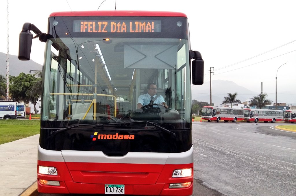 Metro de Lima (Horizonte 2025): Lima: Así son los nuevos buses del ...