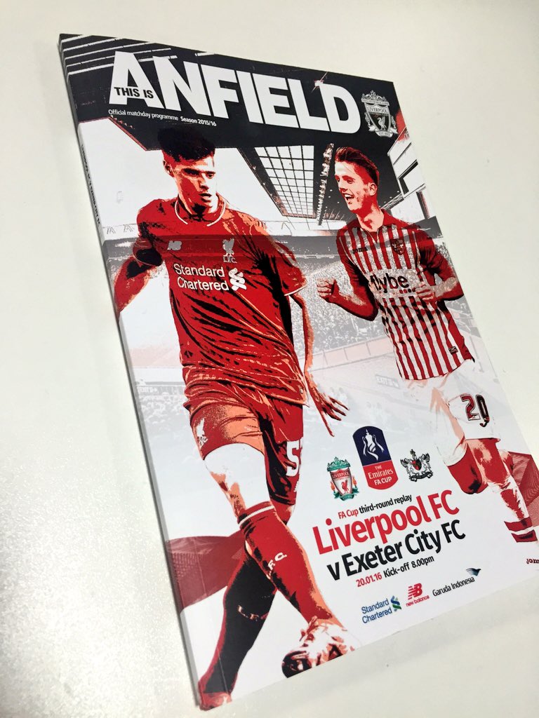 Teixeira on the cover of today's Matchday Programme : r/LiverpoolFC