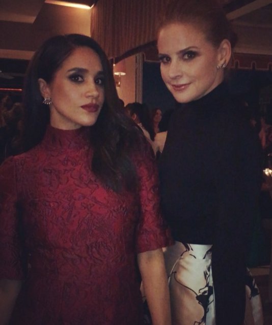 Sarah Rafferty And Meghan Markle