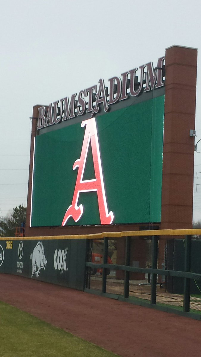 The largest video boards in college baseball : r/collegebaseball