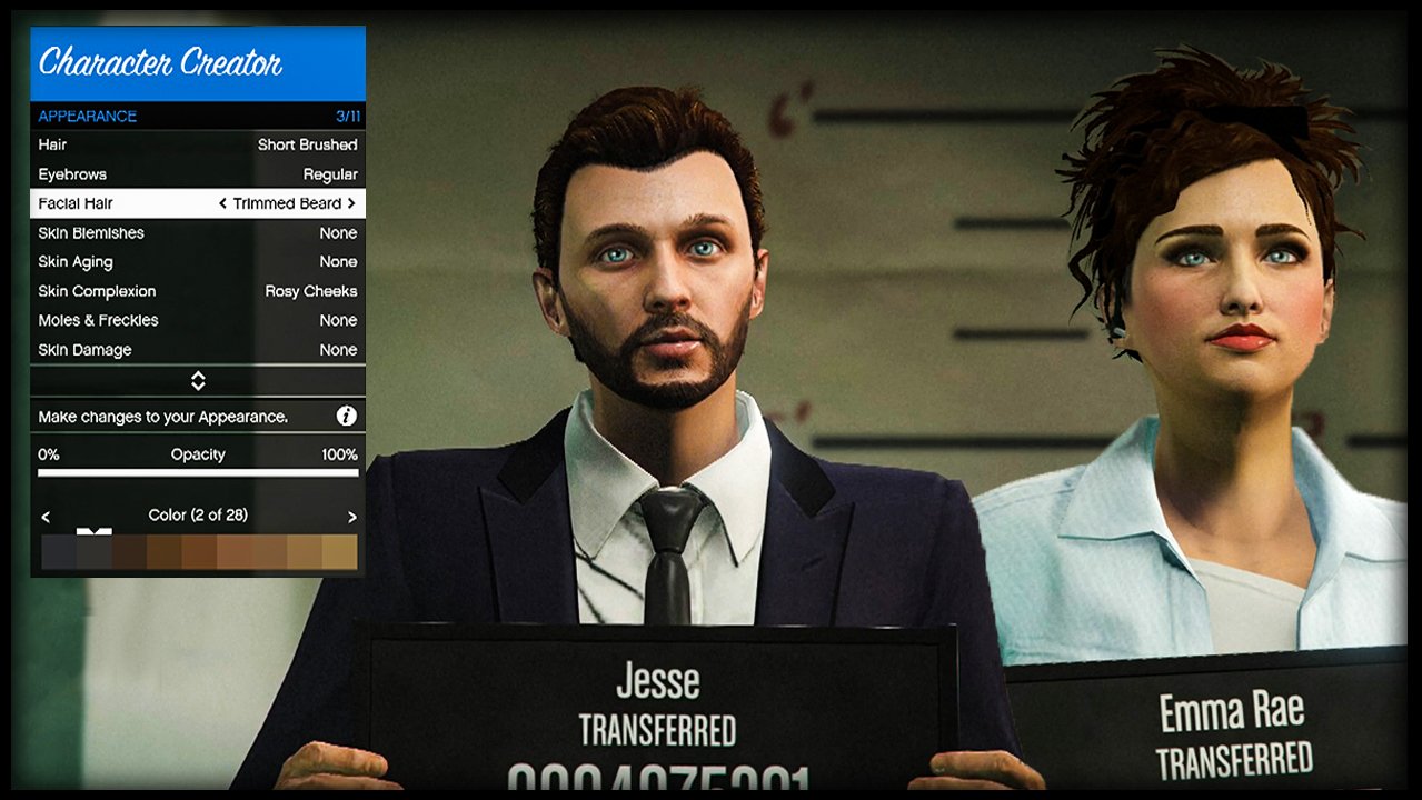 Gta 5 Online Character Creation Hair