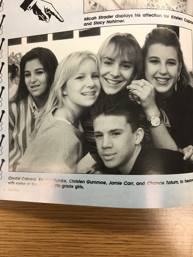 Channing Tatum Yearbook Picture