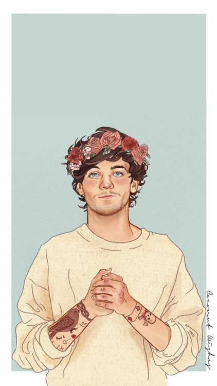 Louis Tomlinson Flower Crown Tumblr