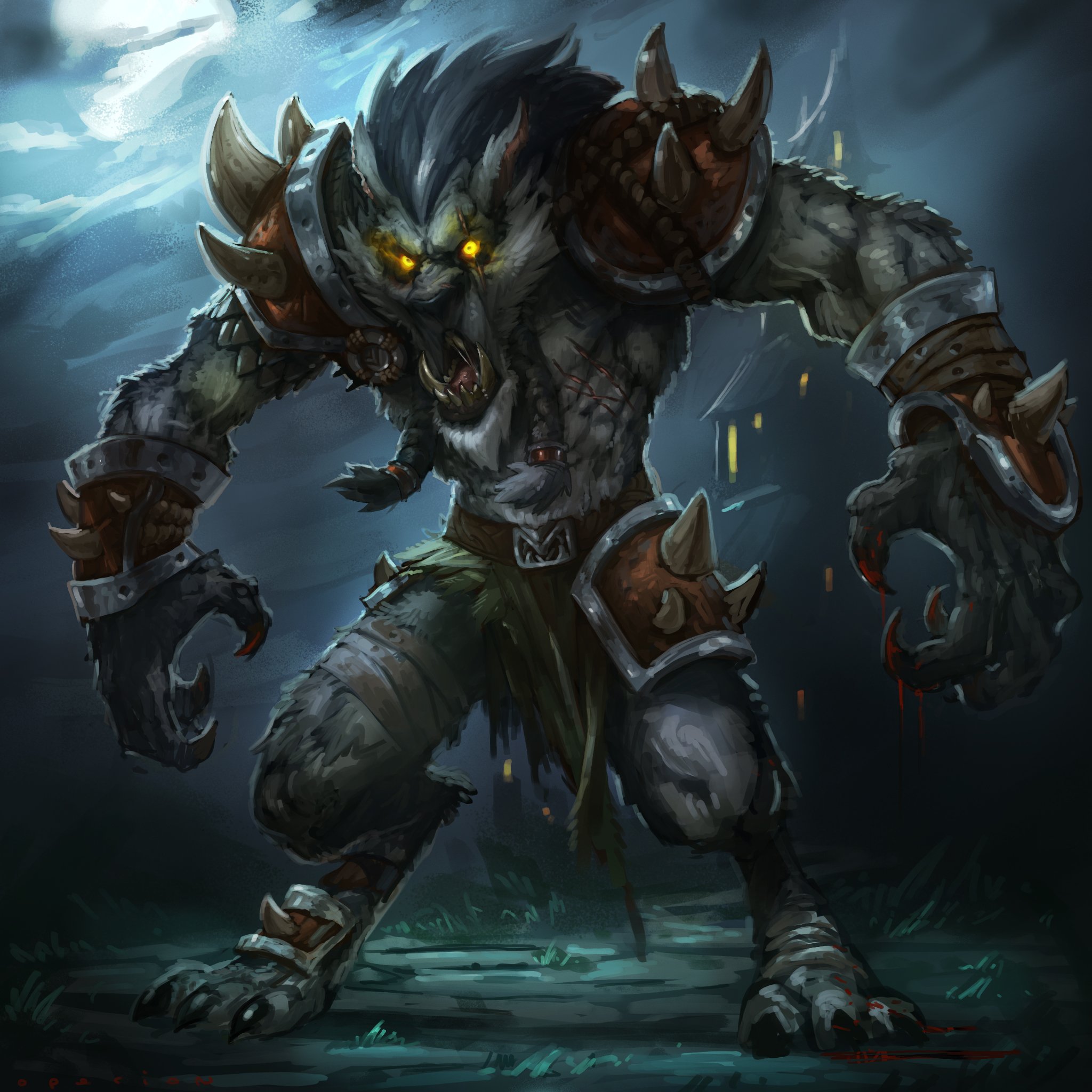 Worgen Warrior Art