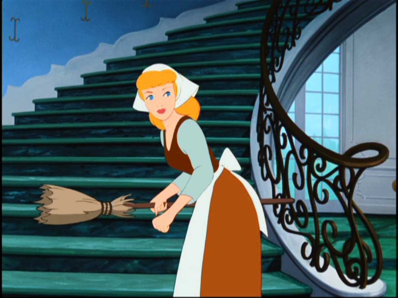 Cinderella Cleaning Gif